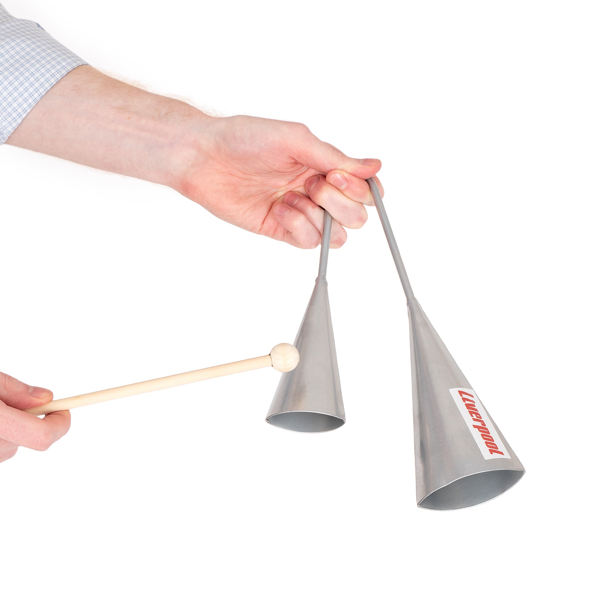 Liverpool double agogo bells - Silver