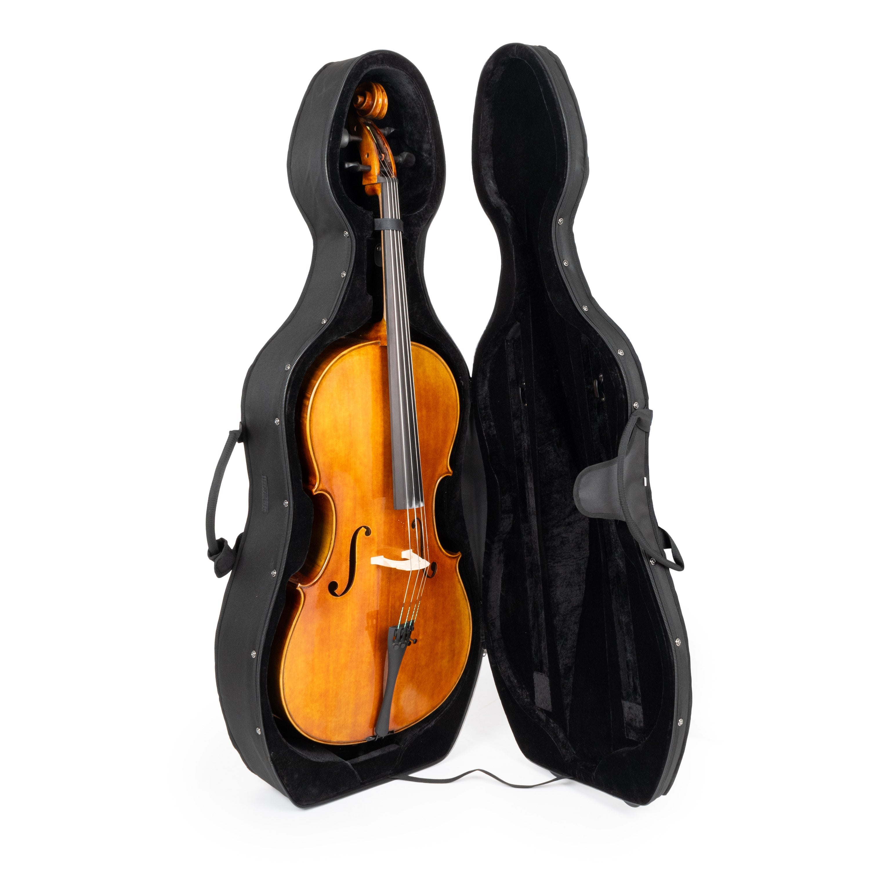 Sonix 40VC lightweight cello hard case – 1/2 size – EpicZebra.com