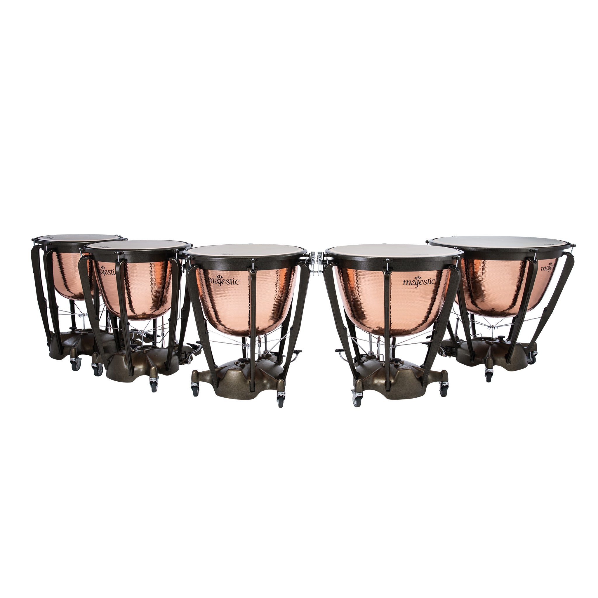 Majestic Symphonic Grand hammered copper timpani with hand fine tuner ...
