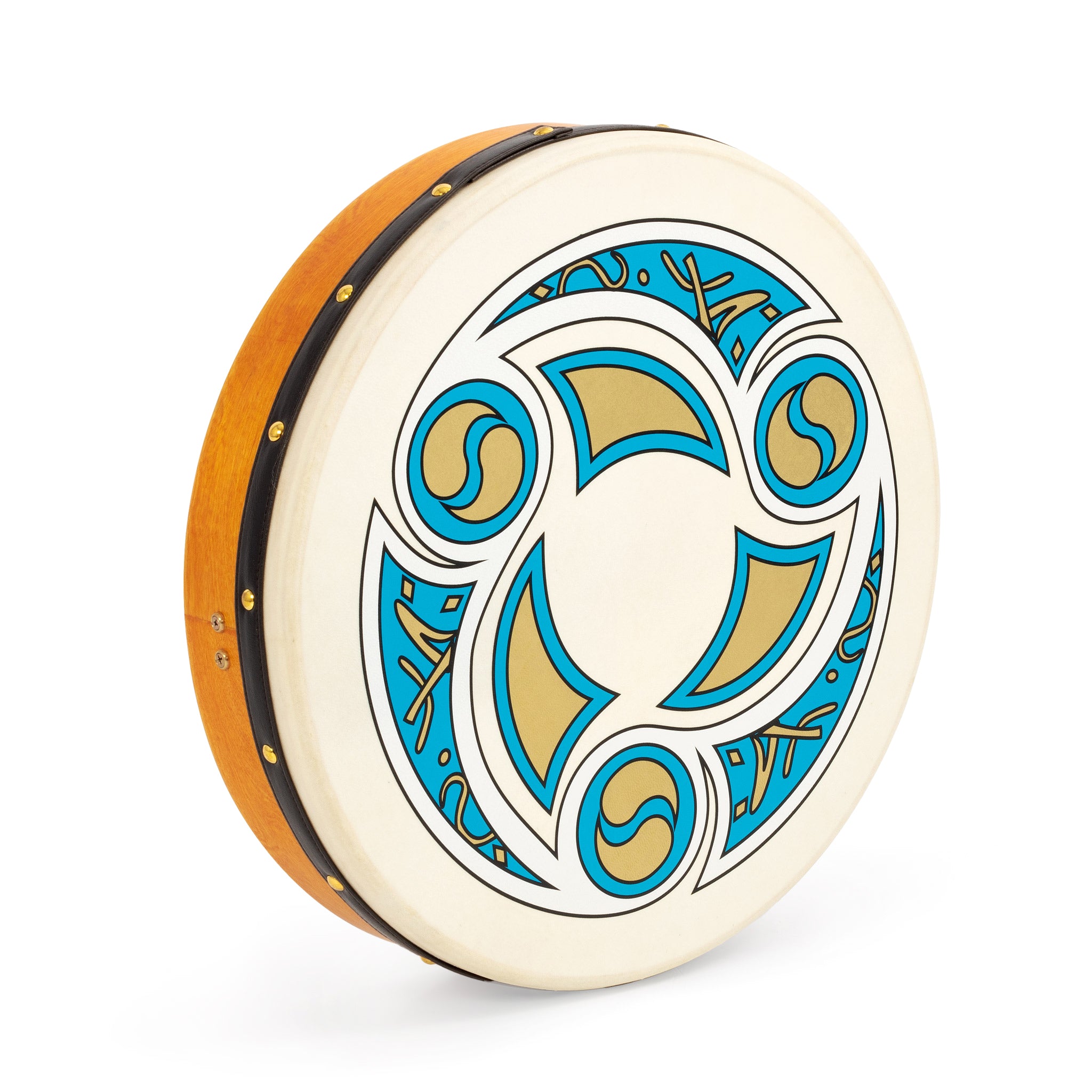 Percussion Plus bodhran 18" Trinity Celtic design