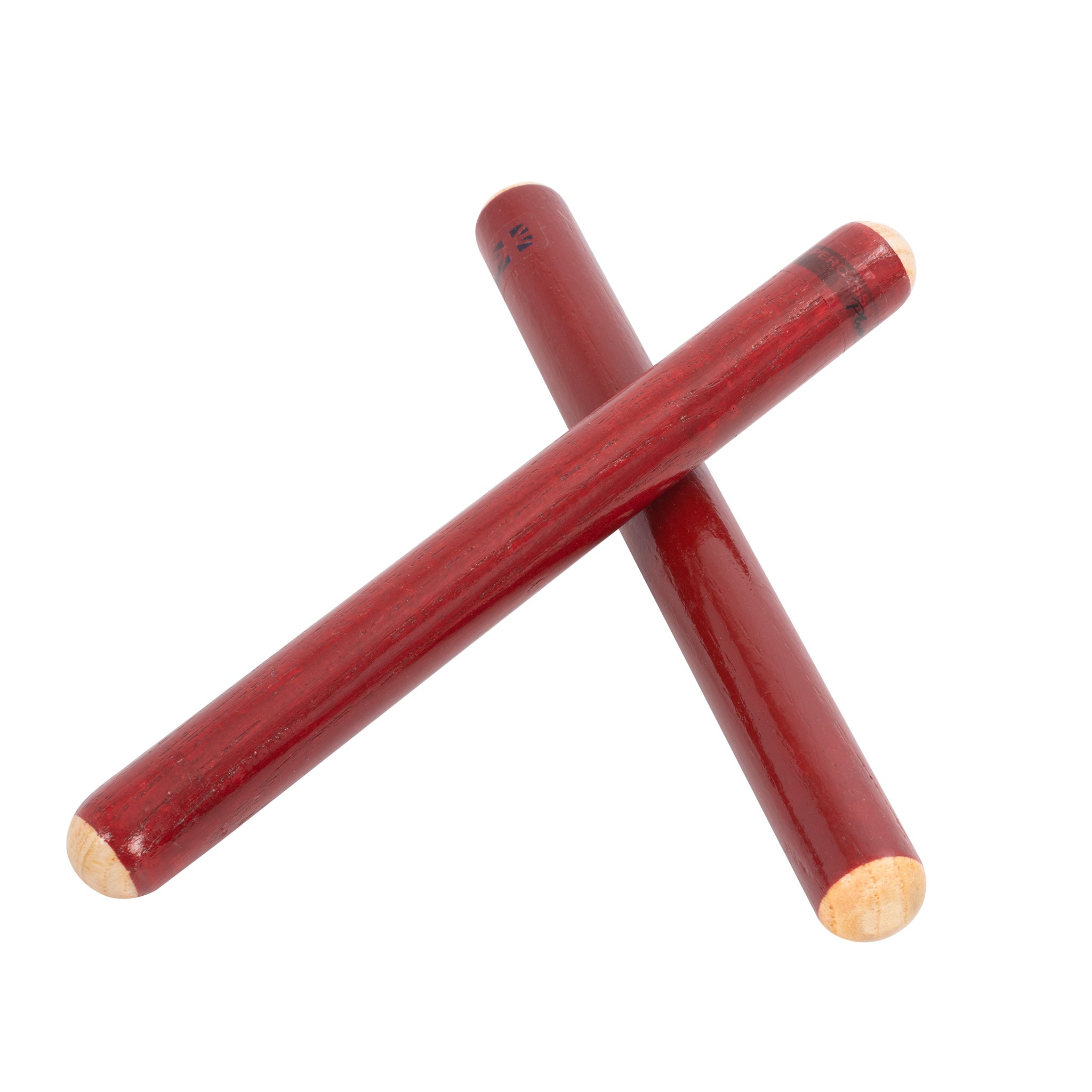 Percussion Plus colourful claves pair - Red