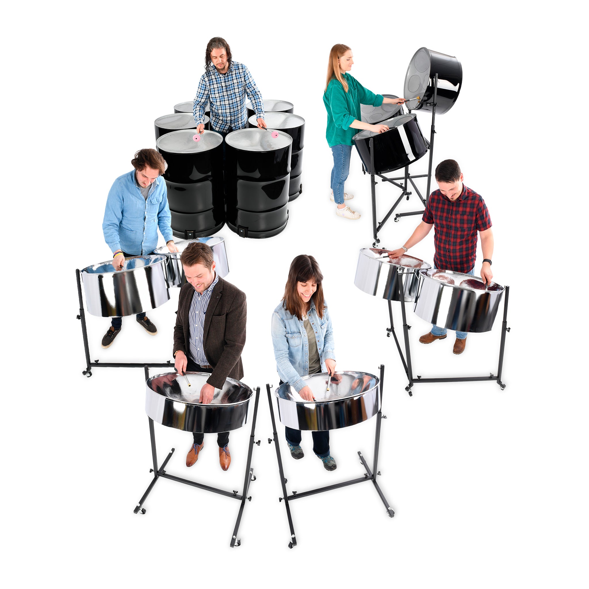 Percussion Plus Hammer Series steel pan concert band pack